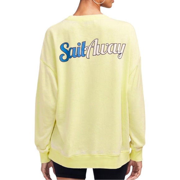 Wildfox | Tops | Wildfox Sail Away Burnout Roadtrip In Pale Lime Yellow ...